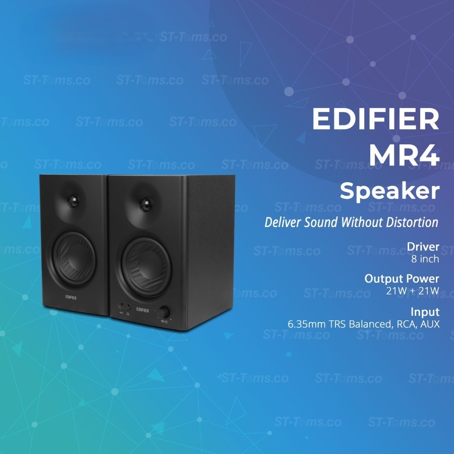 Jual Edifier MR4 / MR 4 Powered Studio Monitor Speakers Active Speaker ...