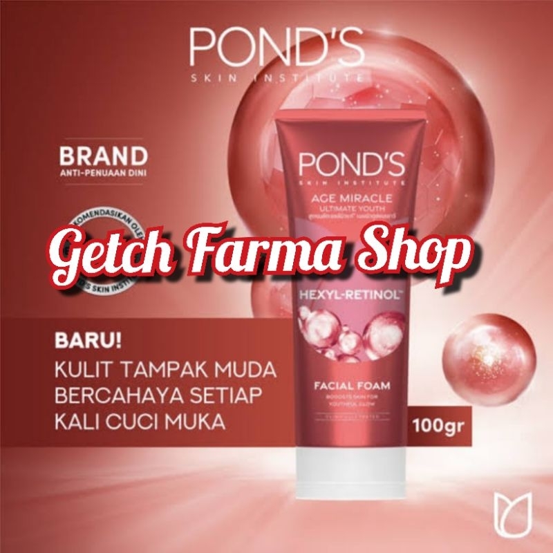 Jual Ponds Age Miracle Facial Wash 100gr ORIGINAL-BPOM | Shopee Indonesia
