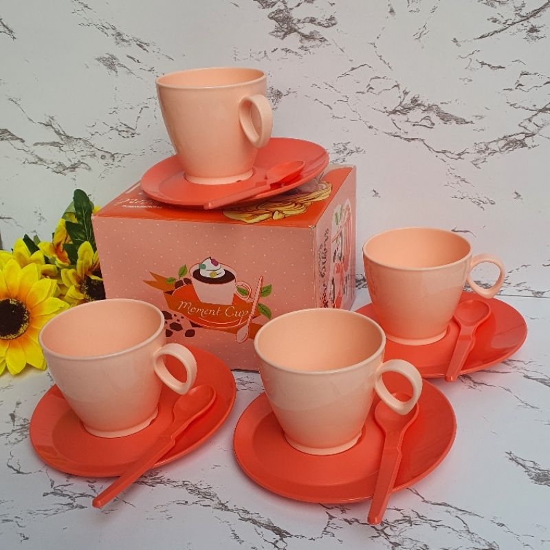 Jual Set Cangkir Tupperware Cocok untuk kado - Moment Cup Tupperware ...