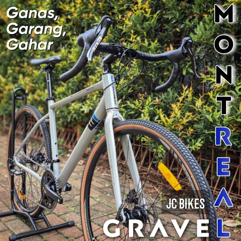 Jual Sepeda Balap Gravel Element Montreal Full Alloy, 2x9 Shimano Altus ...