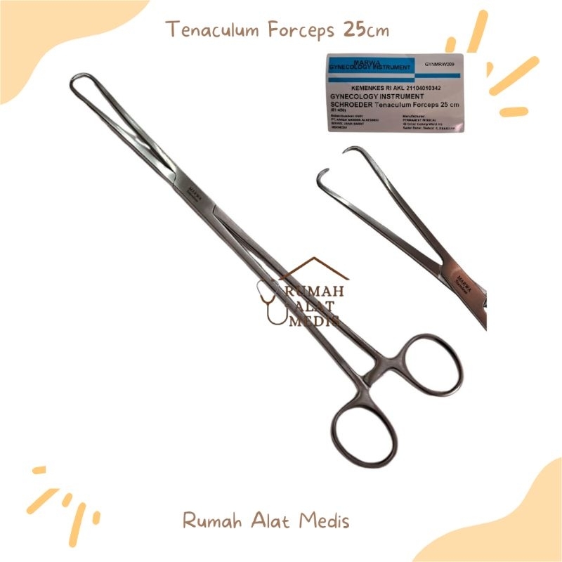 Jual Marwa Tenakulum 25cm / Schroeder Tenaculum Forcep | Shopee Indonesia