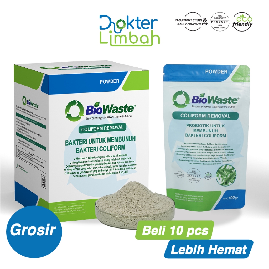 Jual Biowaste Coliform Removal Pengurai Limbah dan Bau Saluran Air 100 ...