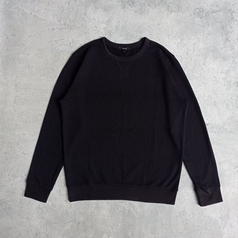 Jual Crewneck top ten hitam basic second | Shopee Indonesia