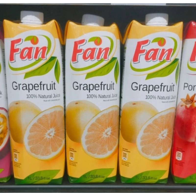 Jual fan juice grapefruit 1liter | Shopee Indonesia
