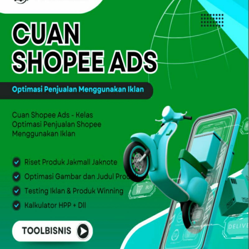 Jual Kelas Cuan Shopee Ads Optimasi penjualan menggunakan iklan | Shopee Indonesia