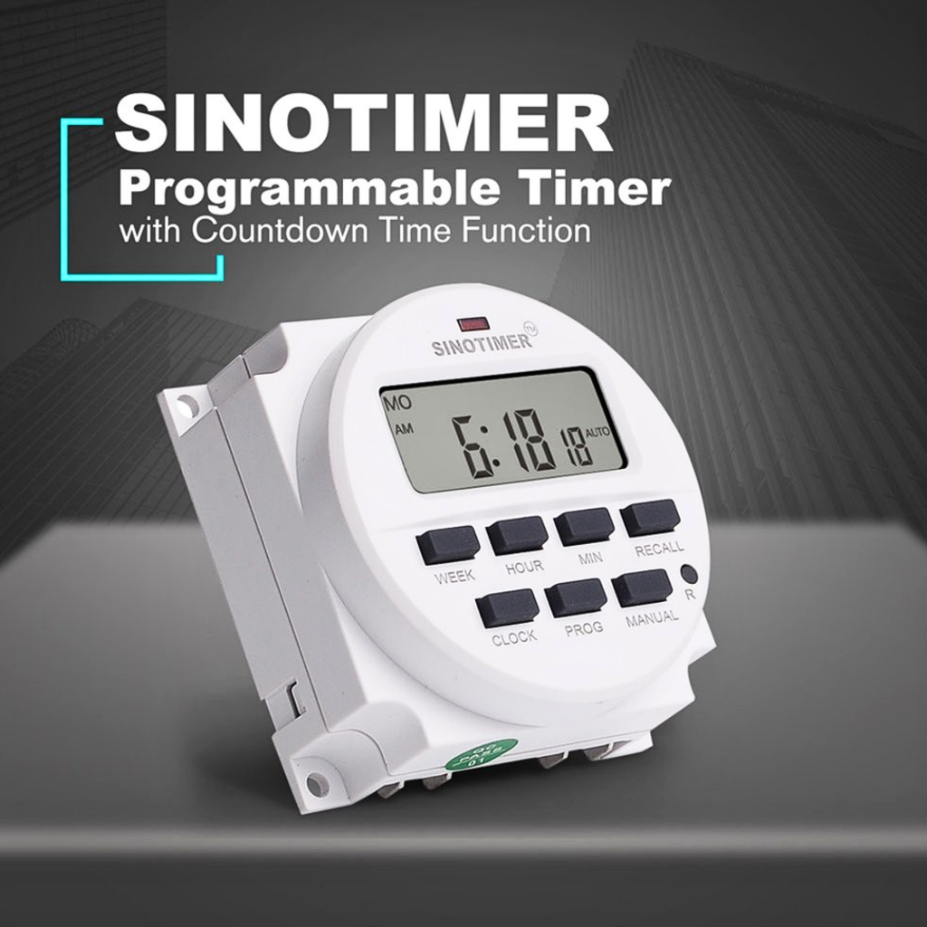 Jual SINOTIMER MCB Timer digital Otomatis listrik Programmable Switch ...