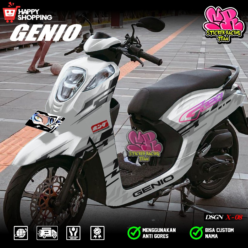 Jual Sticker Decal Full Body Motor Honda Genio 2019 2020 2021 2022 2023 ...