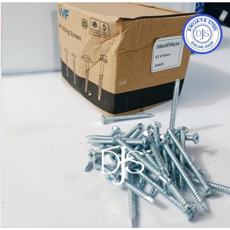 Jual #8X50 SDS FH (+) GRC 8X50 VMF SEKRUP SDS CARLSIBOARD ROOFING BAJA ...