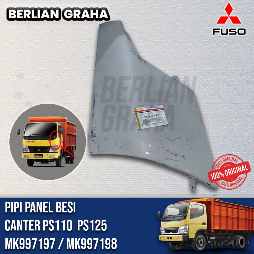 Jual Pipi Panel Besi Canter Pojok Kiri / Kanan Original Mitsubishi ...