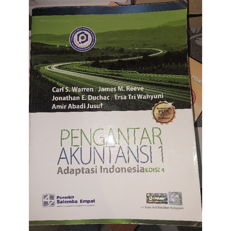 Jual Pengantar Akuntansi 1 Adaptasi Indonesia Edisi 4 ( Buku Ori Bekas) | Shopee Indonesia