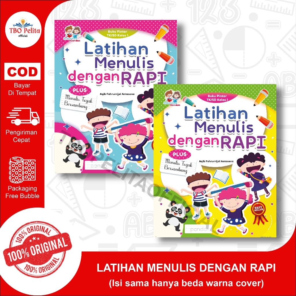 Jual latihan menulis RAPI PLUS tegak bersambung [TERBARU] | Shopee ...