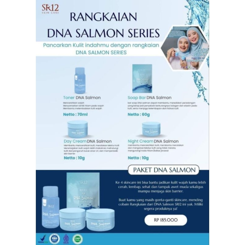 Jual SR12 Rangkaian DNA Salmon |Skincare DNA Salmon | Shopee Indonesia
