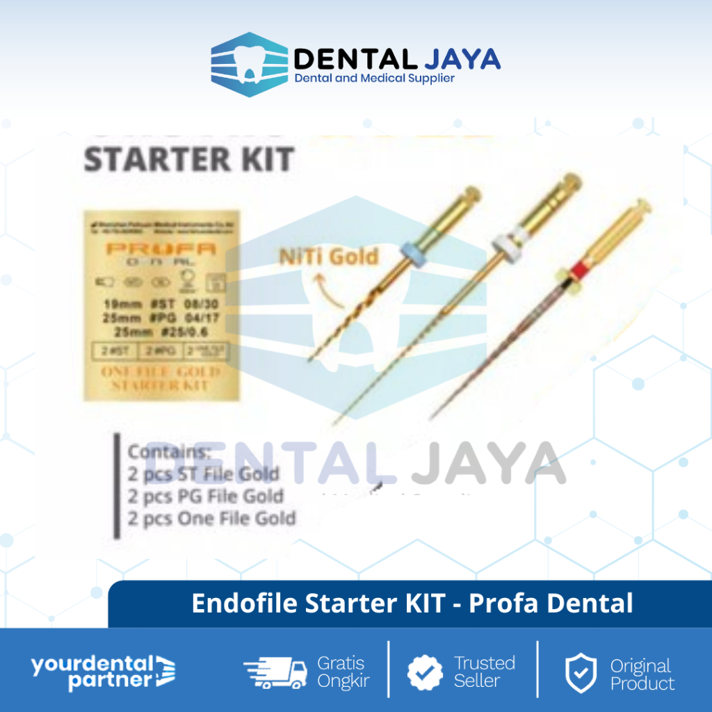 Jual Profa Dental Endofile Starter Kit | Endodontics File Rotary ...