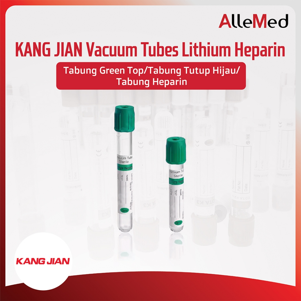 Jual Kangjian Tabung Lithium Heparin - Vacuum Tubes LH | Shopee Indonesia