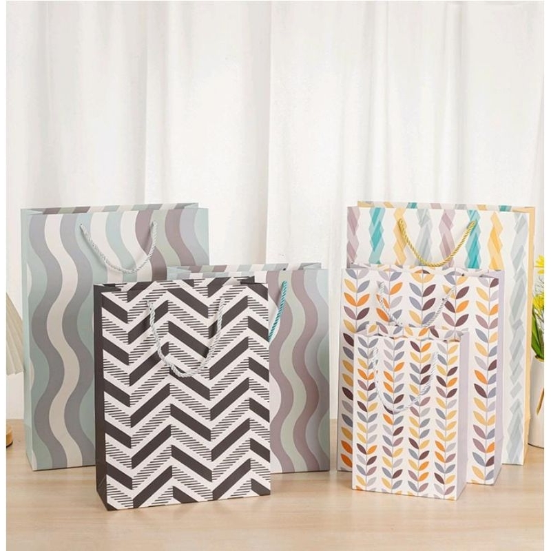 Jual paper bag polio motif embos timbul new bahan tebal isi 1 pcs ...