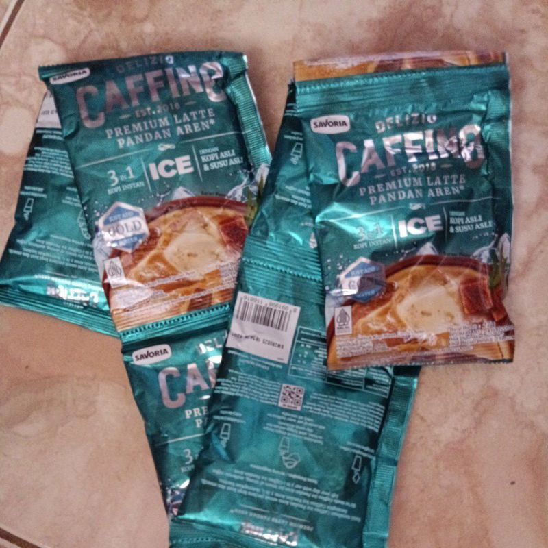 Jual Caffino Ice pandan aren 27gr 1 renteng isi 6 sachet | Shopee Indonesia