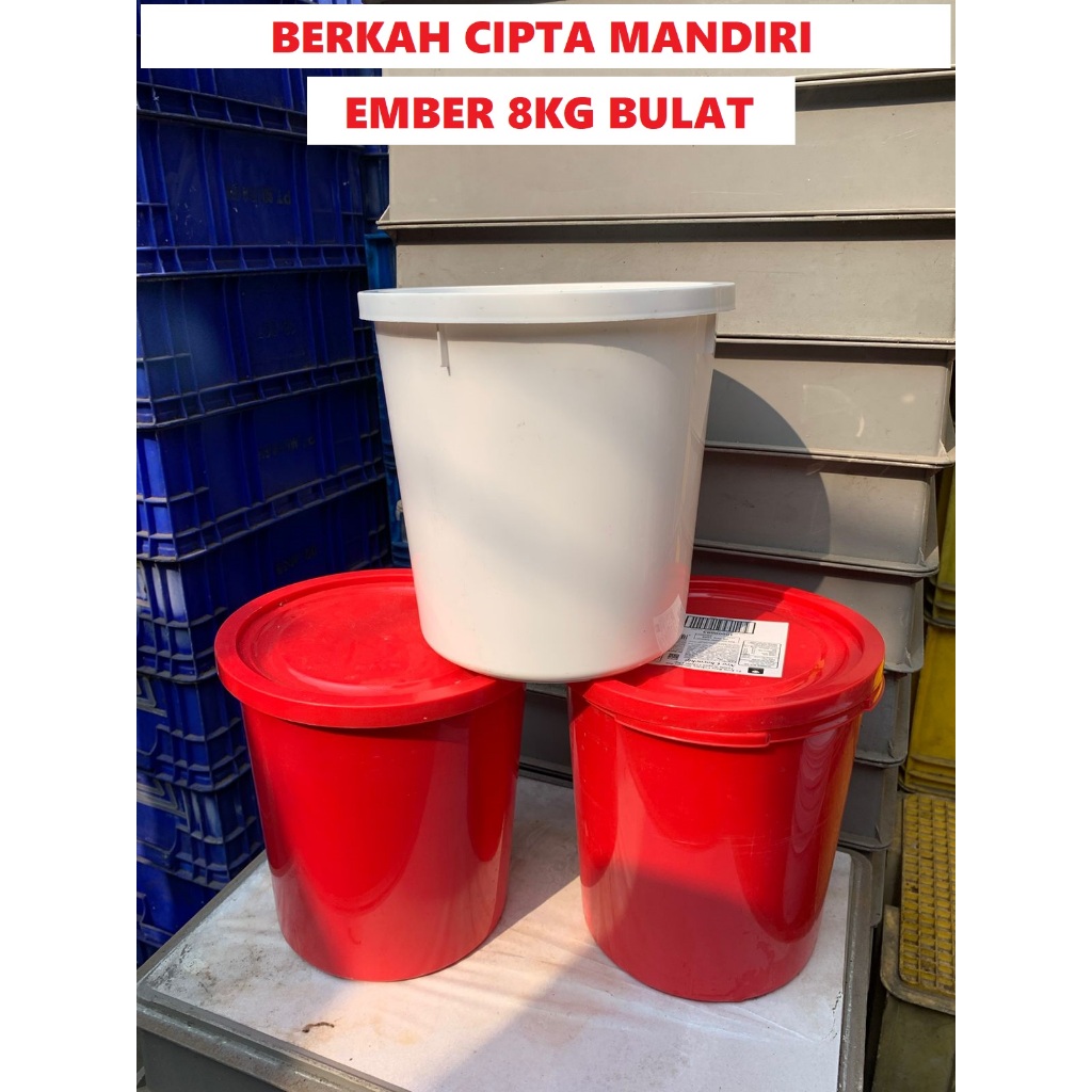 Jual ember bekas ice cream 8kg ember es krim 8kg ember food grade 8 kg ...