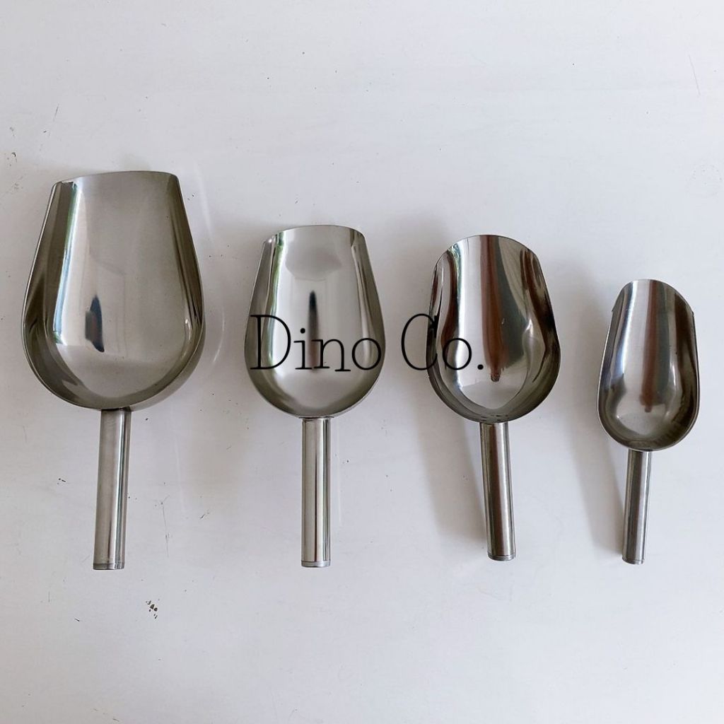 Jual SKOP ES/BERAS TEPUNG STAINLESS STEEL 8, 9, 10, 11 / SENDOK ES BATU ...