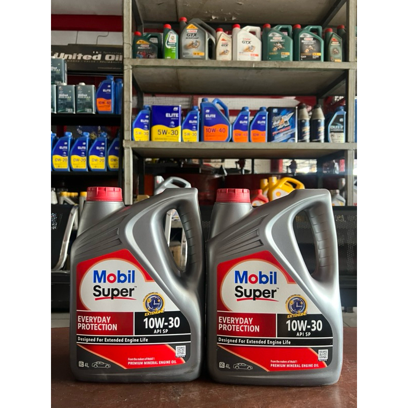 Jual Oli Mobil 1 Super SAE 10w-30 Kemasan 4lt | Shopee Indonesia