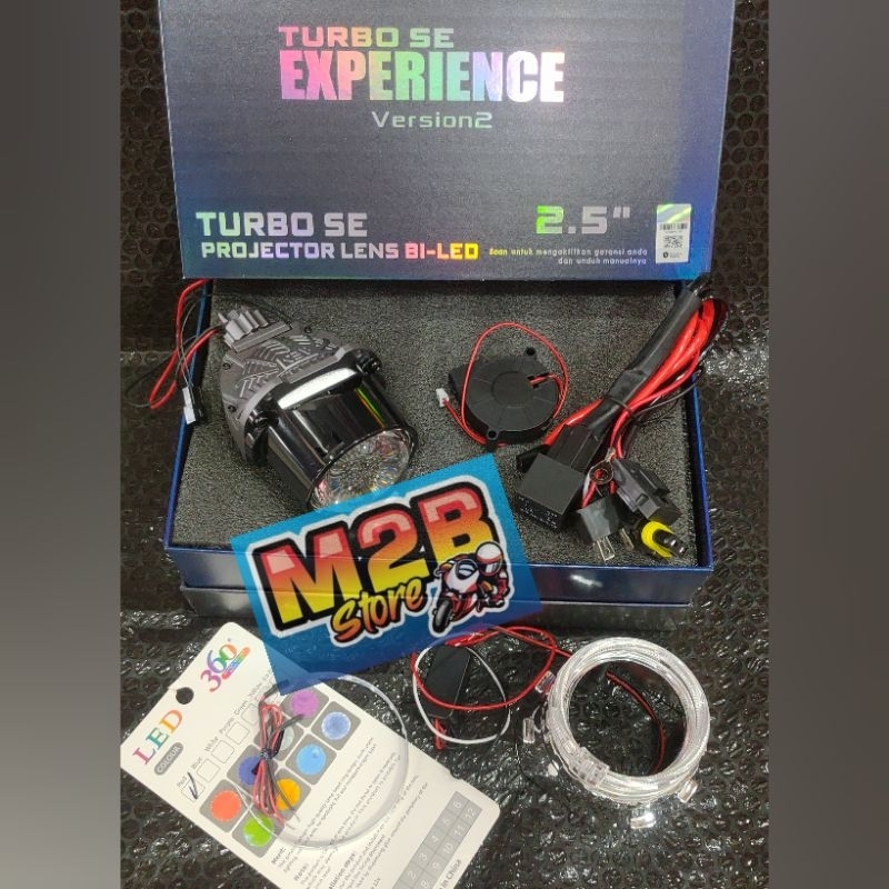 Jual Paket Set Biled bi-Led Projie Projector MOTOR Aes Bullaes TURBO SE ...