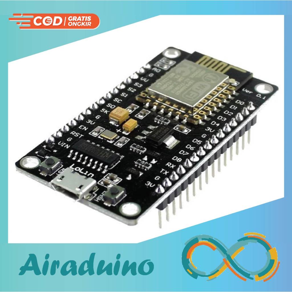 Jual NODEMCU ESP8266 V3 LUA WIFI WIRELESS MODULE 4MB CH340 FLASH BOARD | Shopee Indonesia