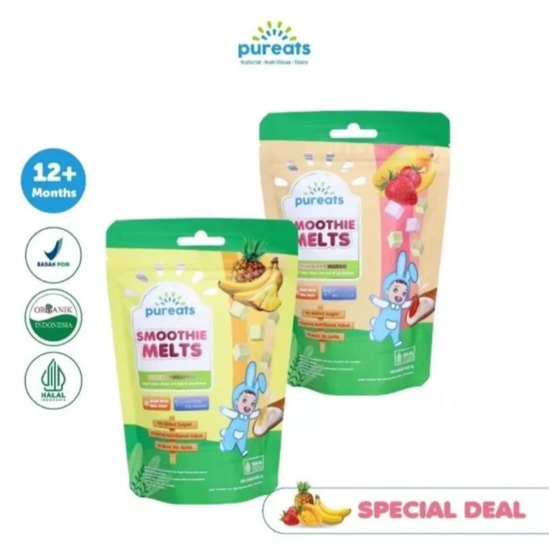Jual Pureats Smoothie Melts | Shopee Indonesia