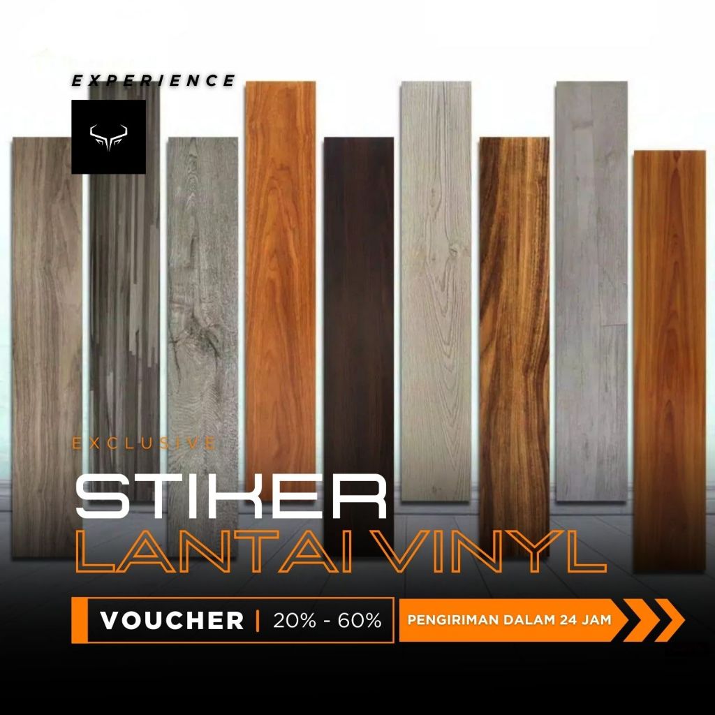 Jual EX Lantai Vinyl Stiker Perekat Lantai Kayu PVC Ubin Lantai Premium ...