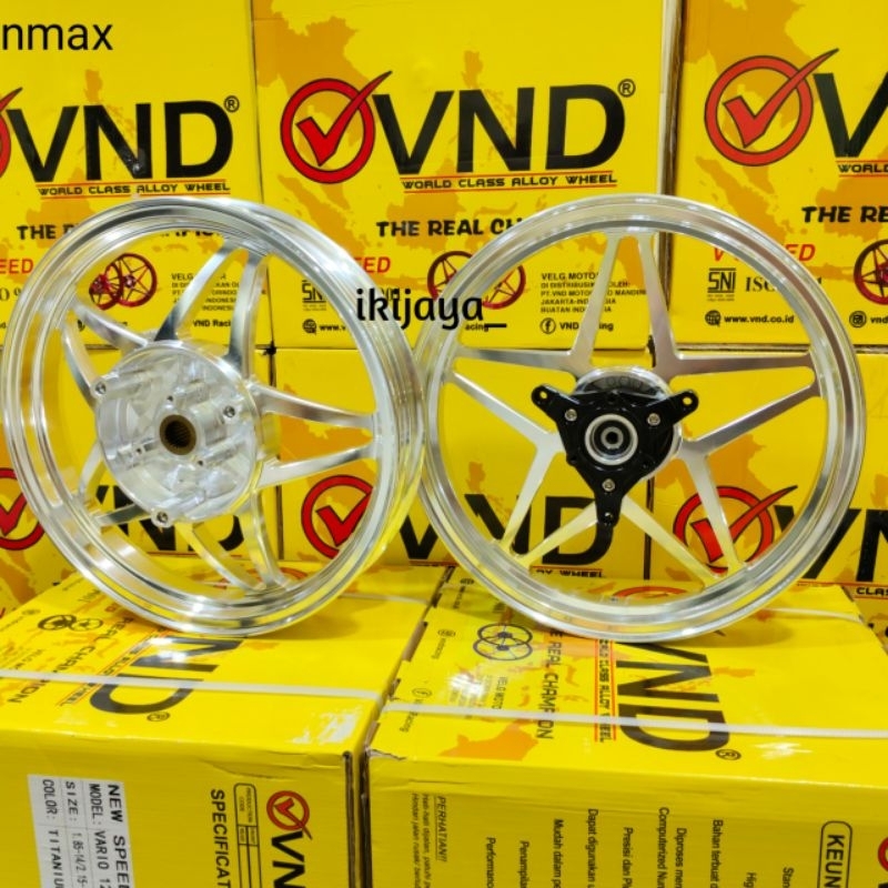 Jual VND VELG V SPEED BINTANG NMAX PCX AEROX VARIO 160 ALL CROOM PELEG ALL STAR | Shopee Indonesia
