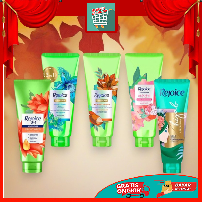 Jual REJOICE CONDITIONER | REJOICE 150ML | REJOICE JEJU ROSE | REJOICE 3 IN 1 | RICH SOFT SMOOTH ...