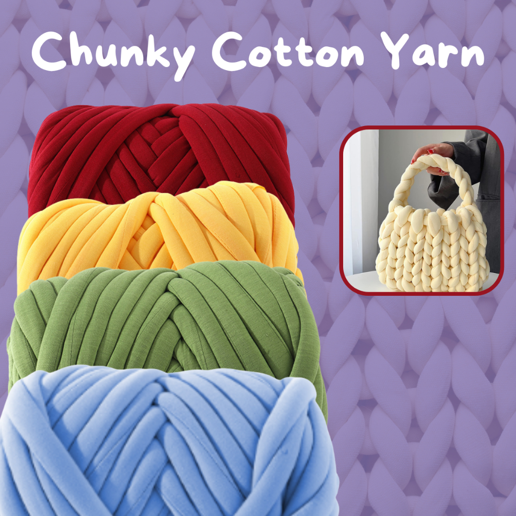 Jual Benang Chunky Isi Dakron Chunky Yarn Cotton Tube Knit Benang Rajut ...