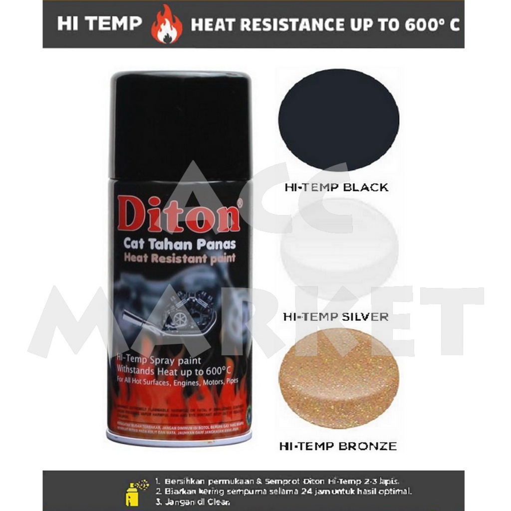 Jual Pilok Cat Pilox Diton Hi Temp Anti Panas Motor | Shopee Indonesia