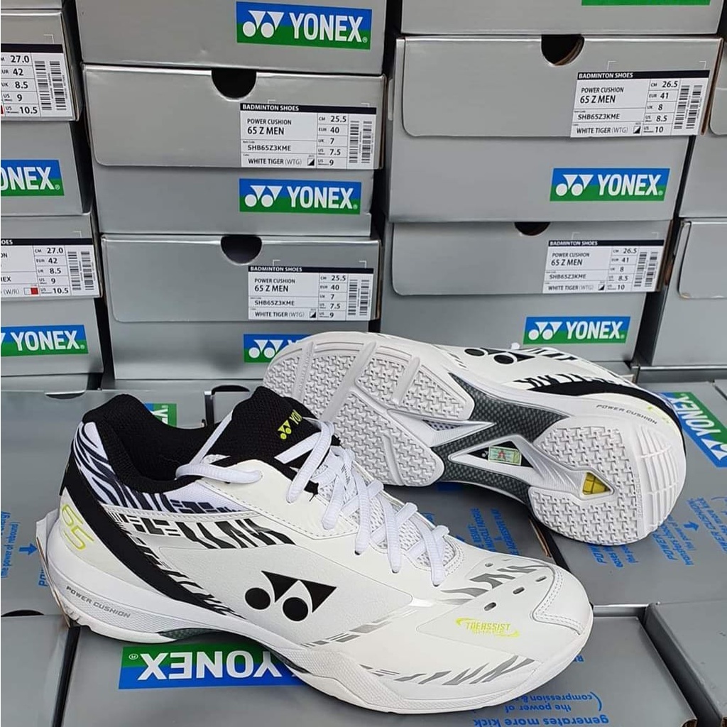 Jual (NEW 2025) SEPATU BADMINTON YONEX SHB 65 Z3 POWER CUSHION WHITE ...