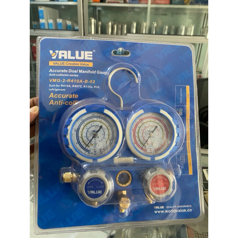 Jual Testing Manifold AC Value R410 R32 R22 R134 Box VMG 2 Analizer ...