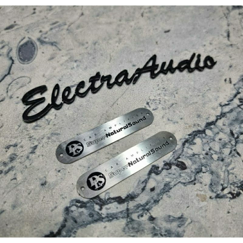 Jual name plate DLS CC4 CC 44 CC 2 CC 1000 brand logo DLS Super natural ...