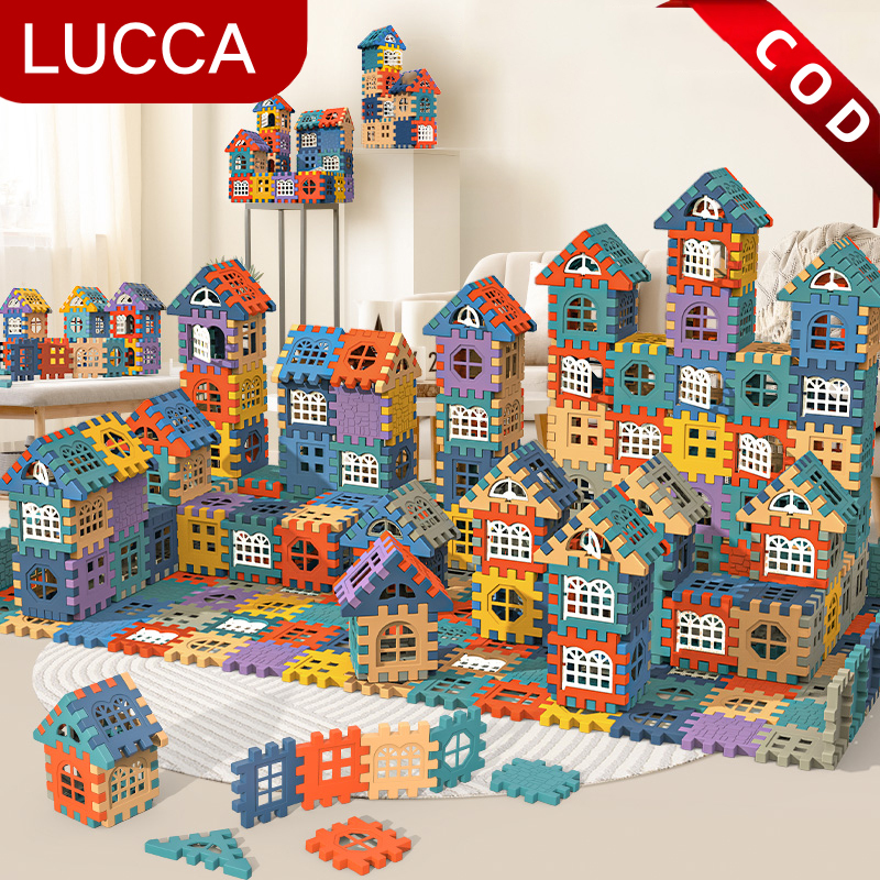 Jual Mainan Building Blocks Anak DIY Rumah Mainan Balok Susun Mainan ...