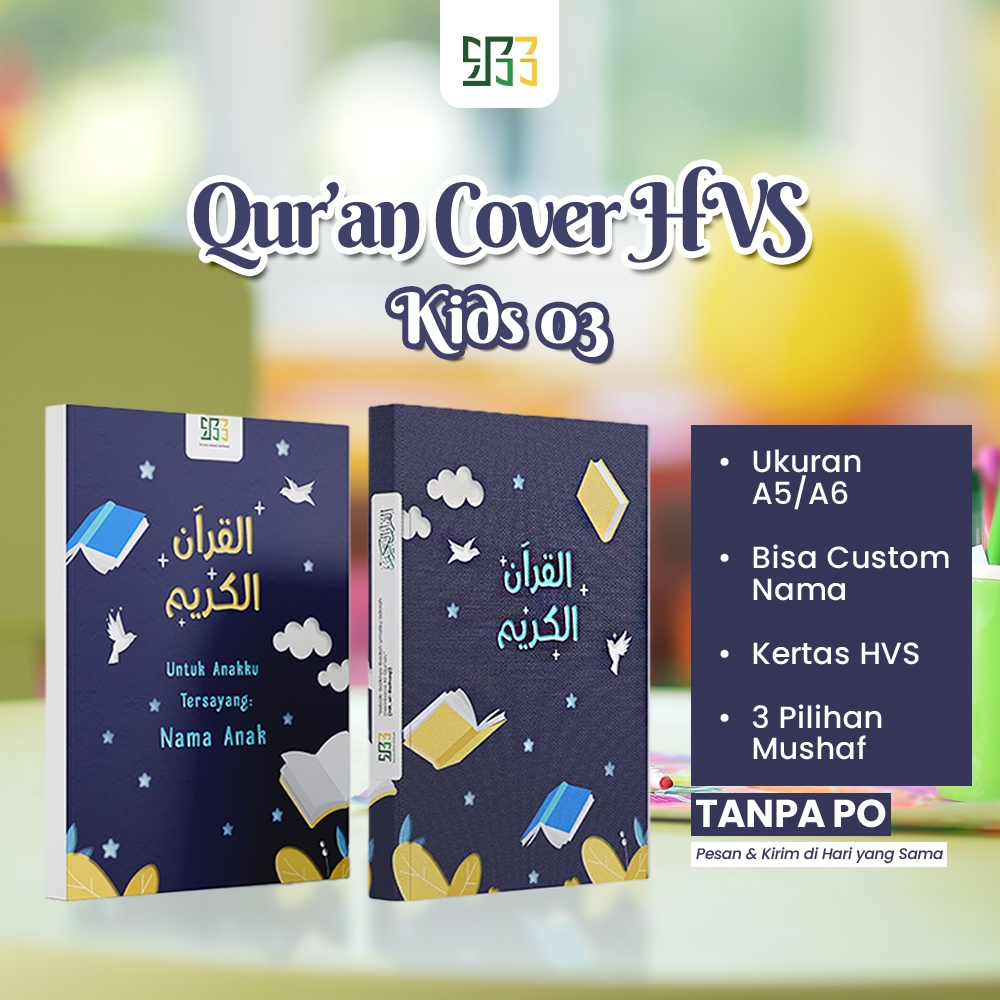 Jual Al Quran untuk Anak Ukuran A5 A6 HVS GRATIS Custom Nama Cover Tema ...