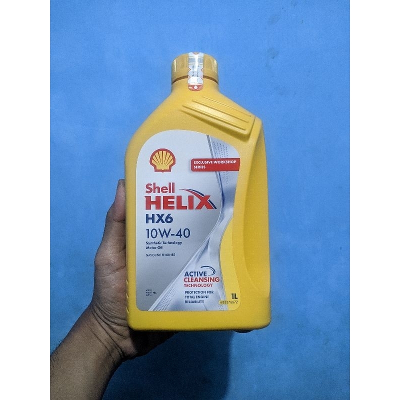 Jual OLI SHELL HELIX HX6 10W-40 API SP 1L | Shopee Indonesia