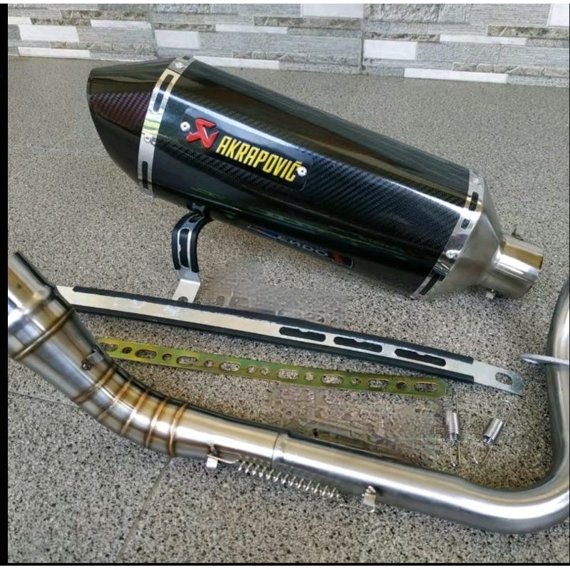 Jual TERMURAH knalpot Akrapovic inlet 50mm FULLSET Pnp/Tinggal pasangan ...