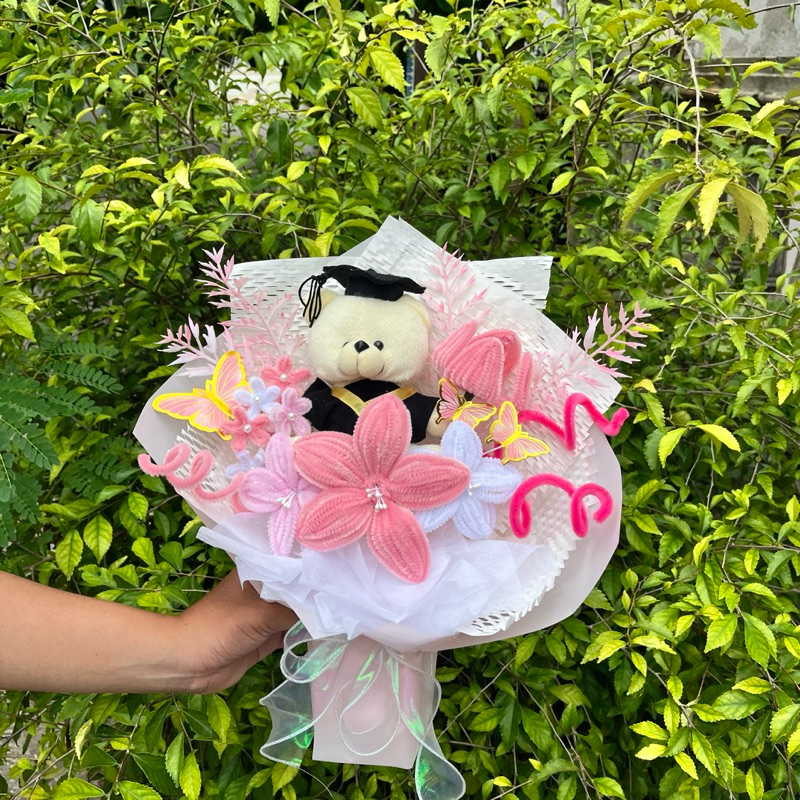 Jual Doll bouquet graduation | Buket boneka wisuda | Bouquet aesthetic ...