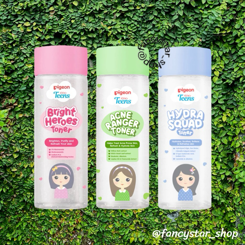 Jual [BPOM] PIGEON TEENS Toner | Acne Ranger | Hydra Squad | Bright ...