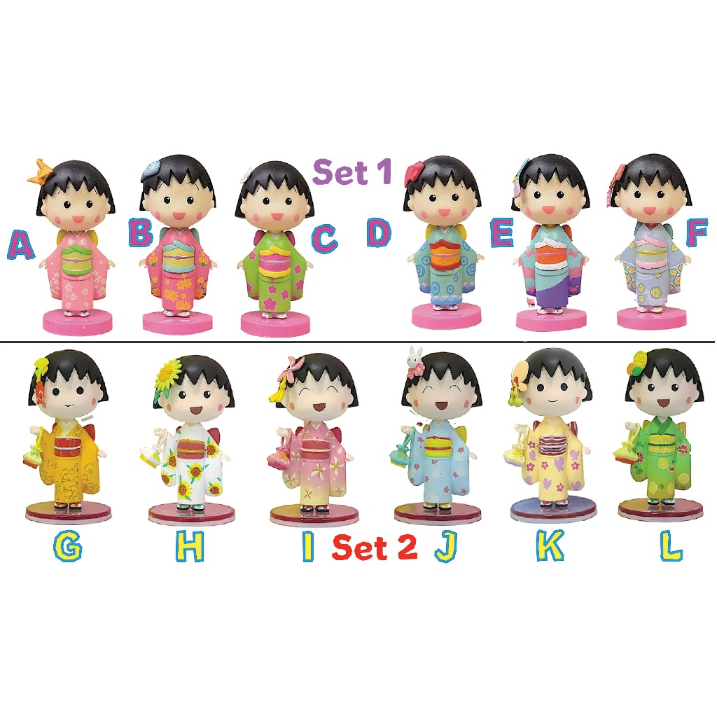 Jual Topper Cake JUAL SATUAN / SET Maruko Chan Kimono | Shopee Indonesia