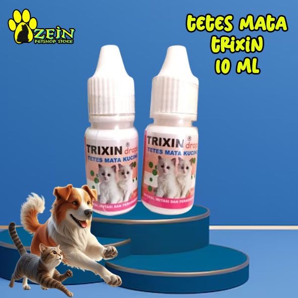 Jual Trixin 10 ml / Trixin Cat Drop / Tetes Mata Kucing Infeksi Iritasi ...