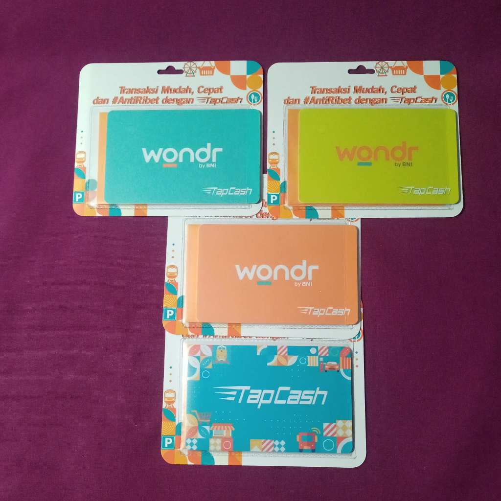 Jual bni tapcash wonder original Suppport nfc kartu toll kartu parkir ...