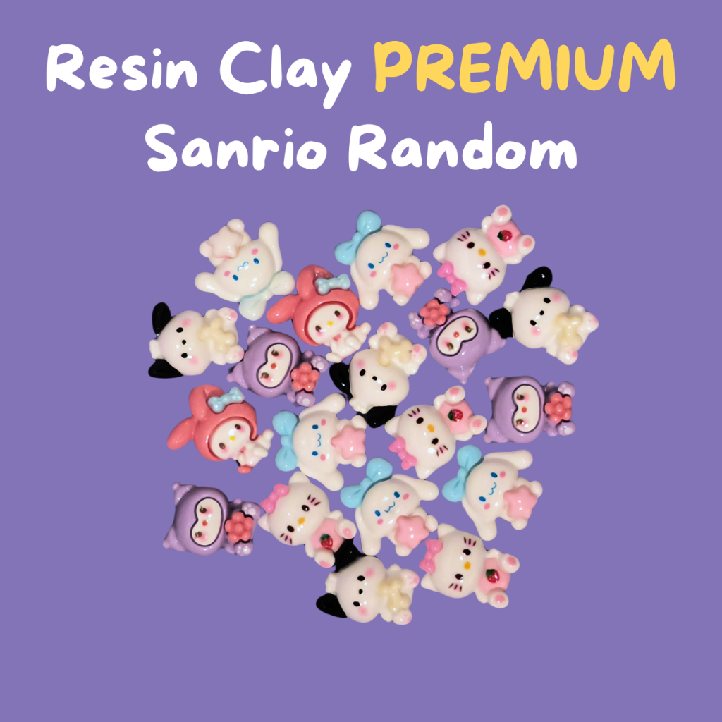 Jual Cinnamoroll Sanrio Lotso Clay Resin Karakter Lucu Resin Clay Lucu ...