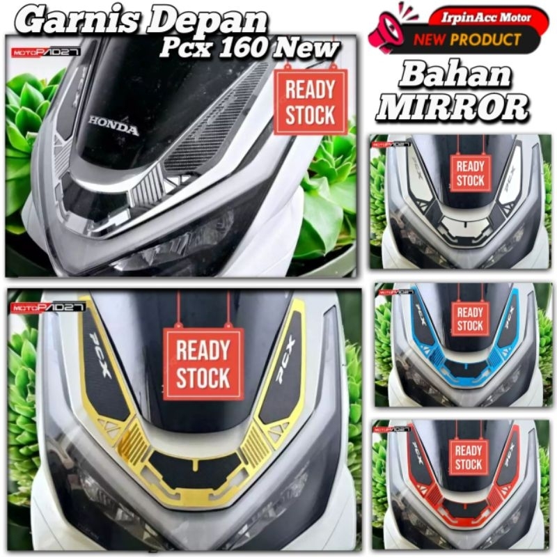 Jual Garnis Tameng Body Depan PCX 160 2025 Roadsync Bahan Kaca Akrilik ...