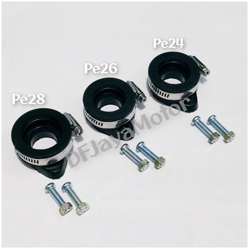 Jual Adaptor Karet Sambungan Maniful Grand Supra Karbu Pe24 Pe26 Pe28 ...