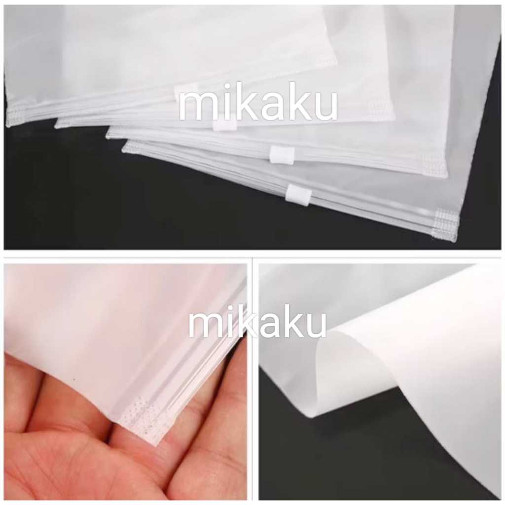 Jual Mika Zip Lock Transparan / Plastik Zipper Lock / Zip Bag ...