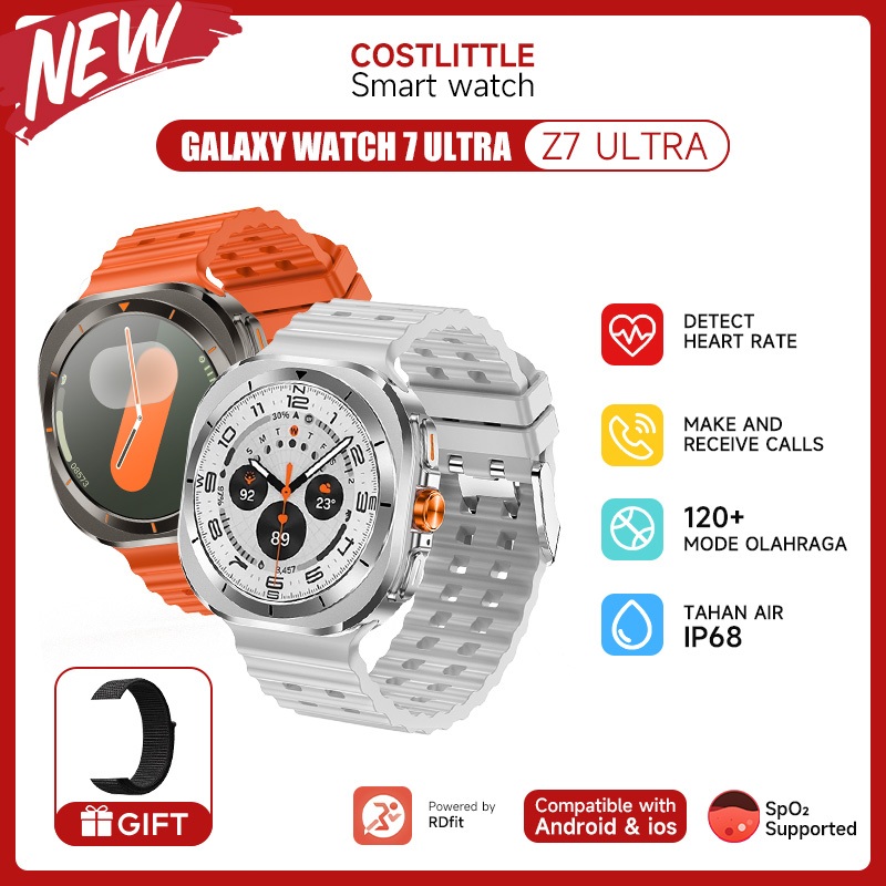 Jual 【COSTLITTLE】 GET Gift 3 STRAP Garansi 100% ORI SmartWatch 7Ultra 1 ...