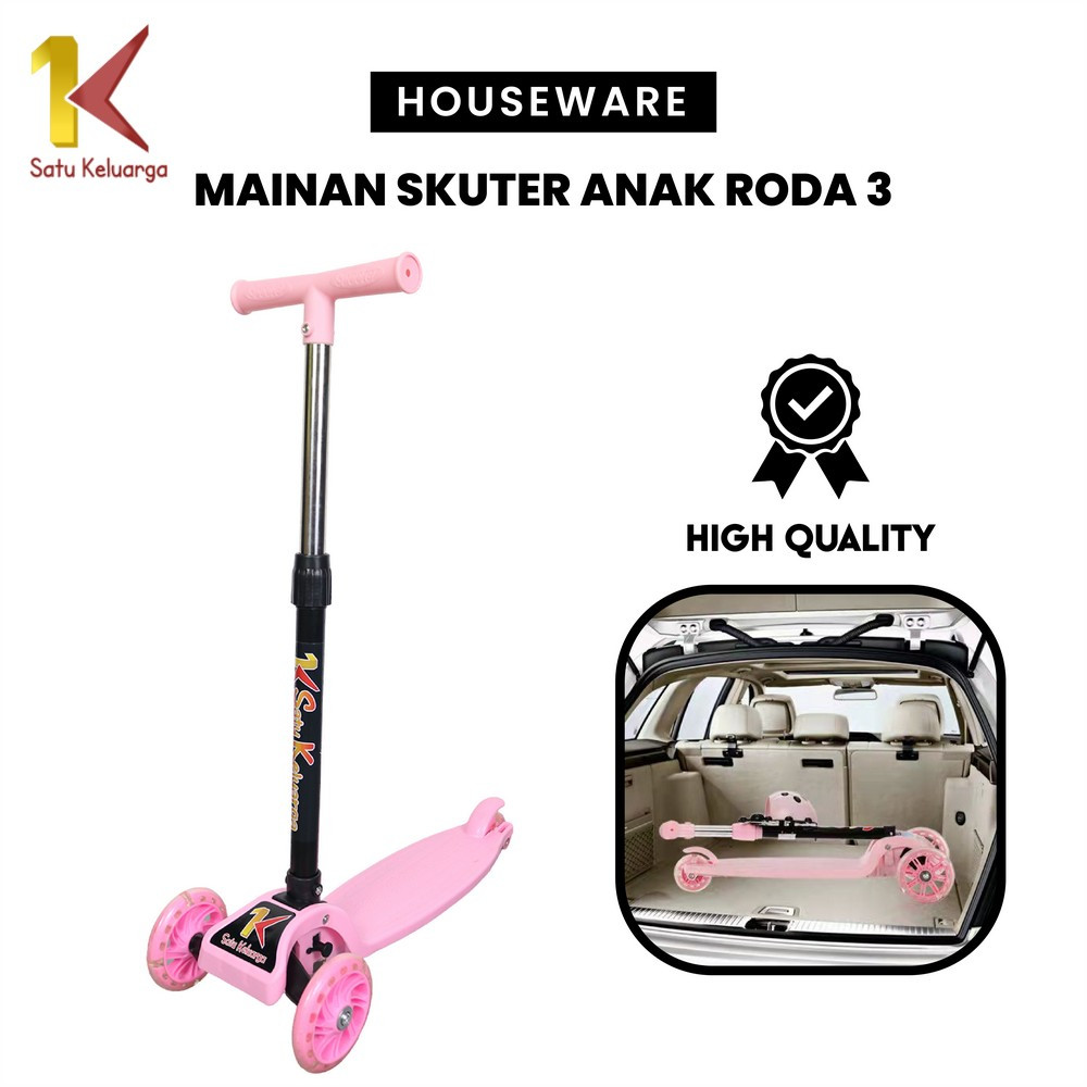 Jual 1K Mainan Skuter Lipat Anak Roda 3 Motif Kumbang M95 / G2 Mainan ...