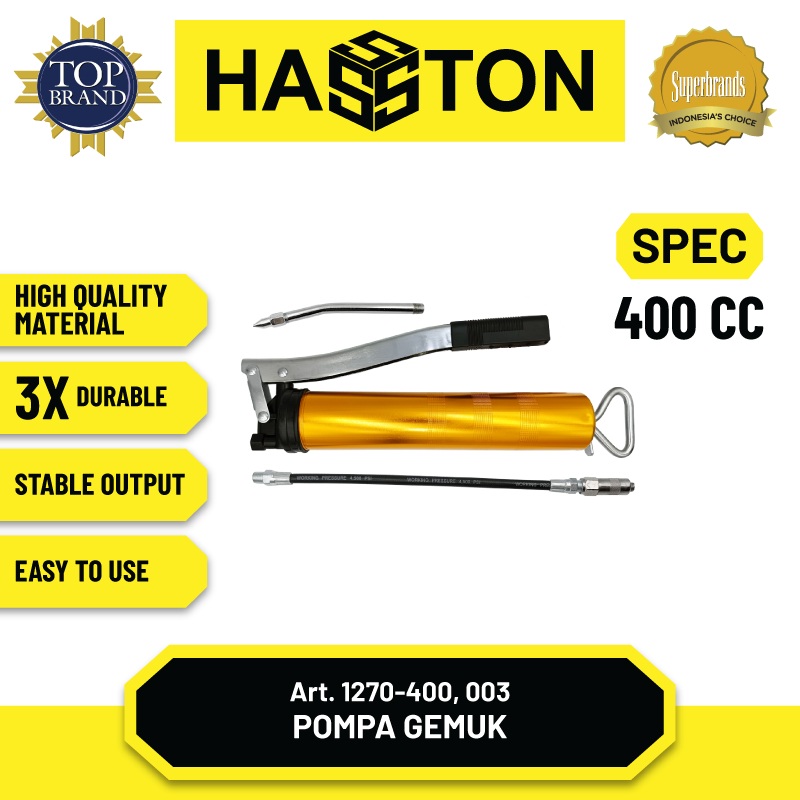 Jual Hasston Grease Gun / Pompa Gemuk Manual / Grease Pump (1270 ...